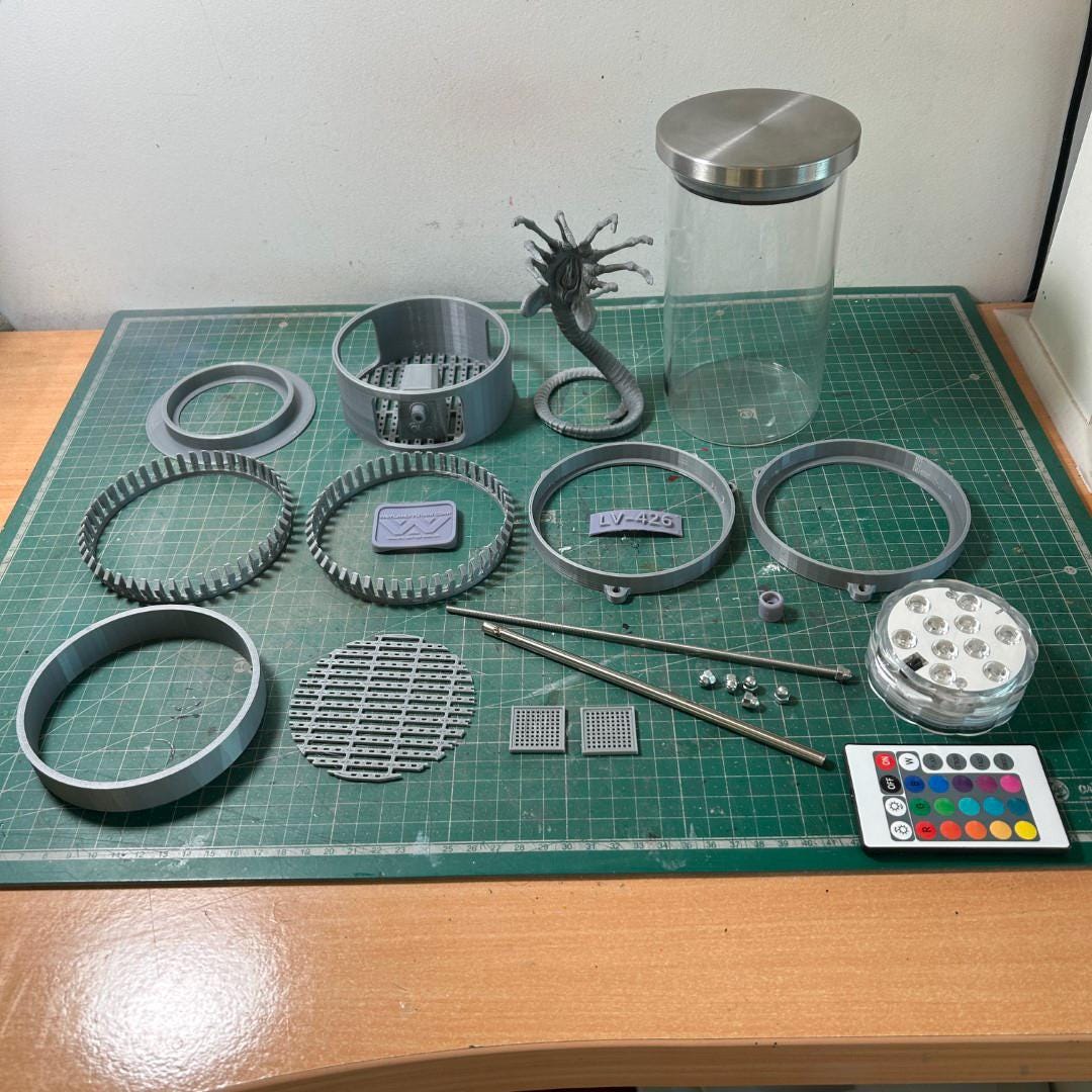 Alien Facehugger Stasis Tank for 3D Printing - Etsy