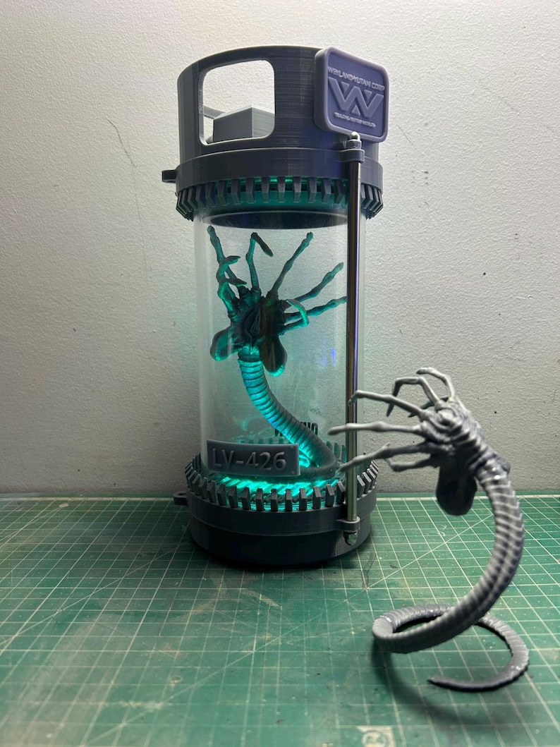 Alien Facehugger Stasis Tank for 3D Printing - Etsy