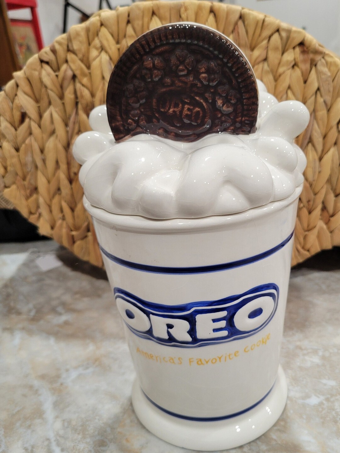 Oreo Cookie Jar Americas Favorite Cookie - Etsy