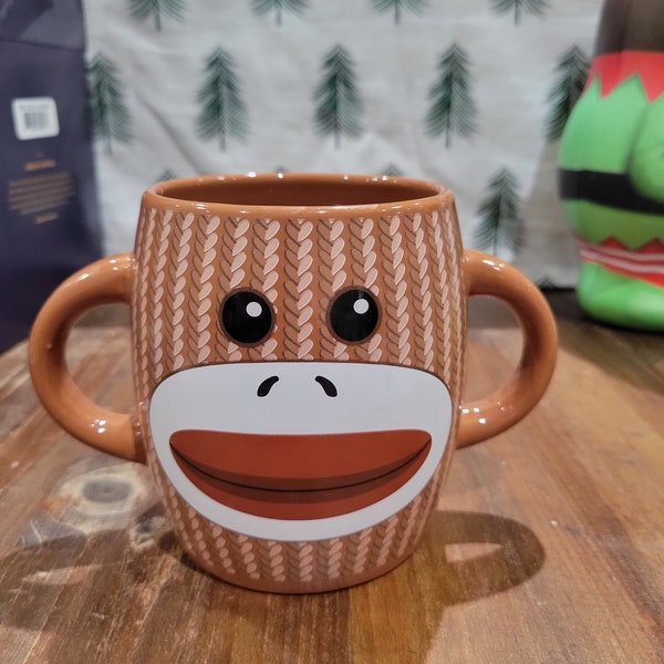 Sock Monkey Mug - Etsy