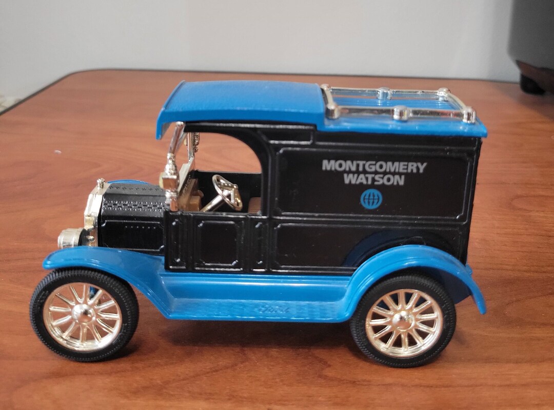 Vintage ERTL 1913 Ford Model T Metal Bank, Montgomery Watson Replica - Etsy