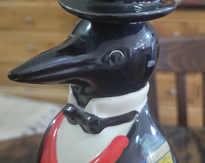 Vintage OLD CROW Straight Bourbon Whiskey Crow Decanter Frankfort ...