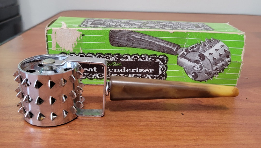 Vintage Meat Tenderizer With Butterscotch Colored Bakelite Handle, Like ...