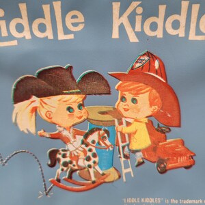 Vintage 1965 Mattel Liddle Kiddles Aqua Blue Vinyl Zippered Storage ...