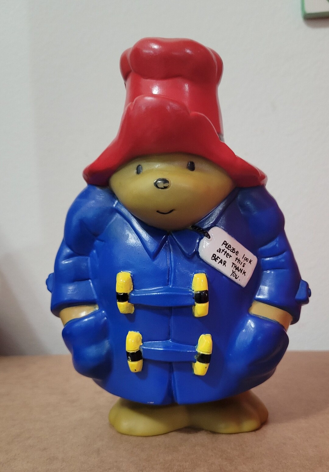 Paddington Bear 1995 Soft Plastic Coin Bank - Etsy