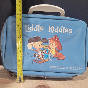 Vintage 1965 Mattel Liddle Kiddles Aqua Vinyl Zippered Case - Etsy
