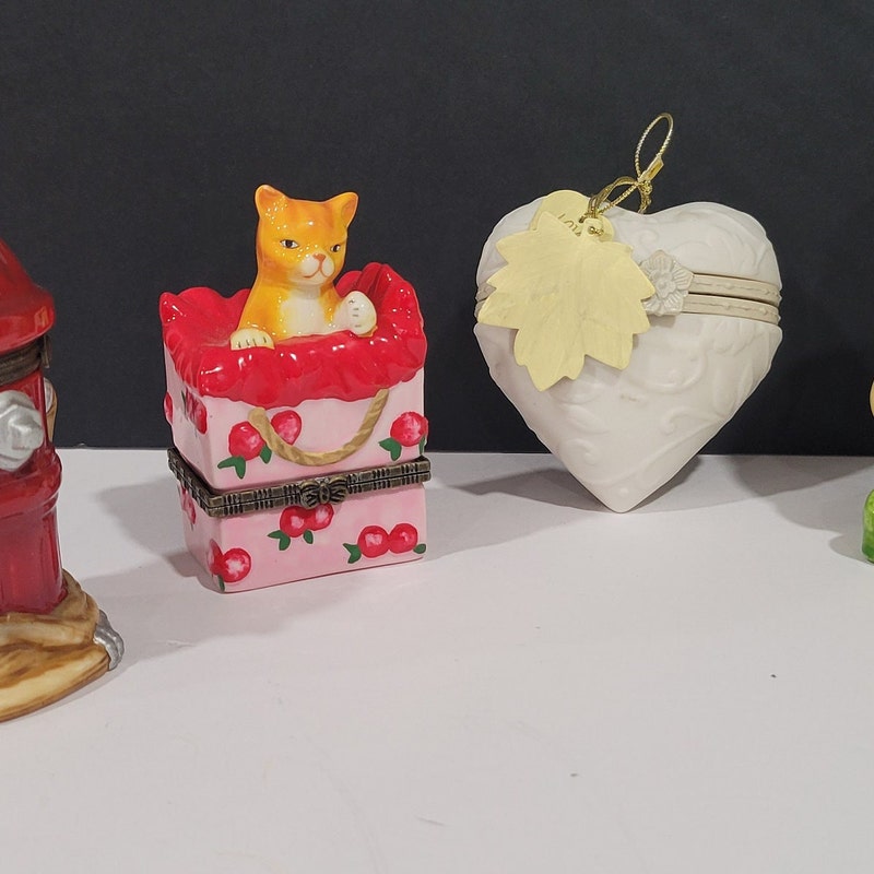 Cat Trinket Box - Etsy