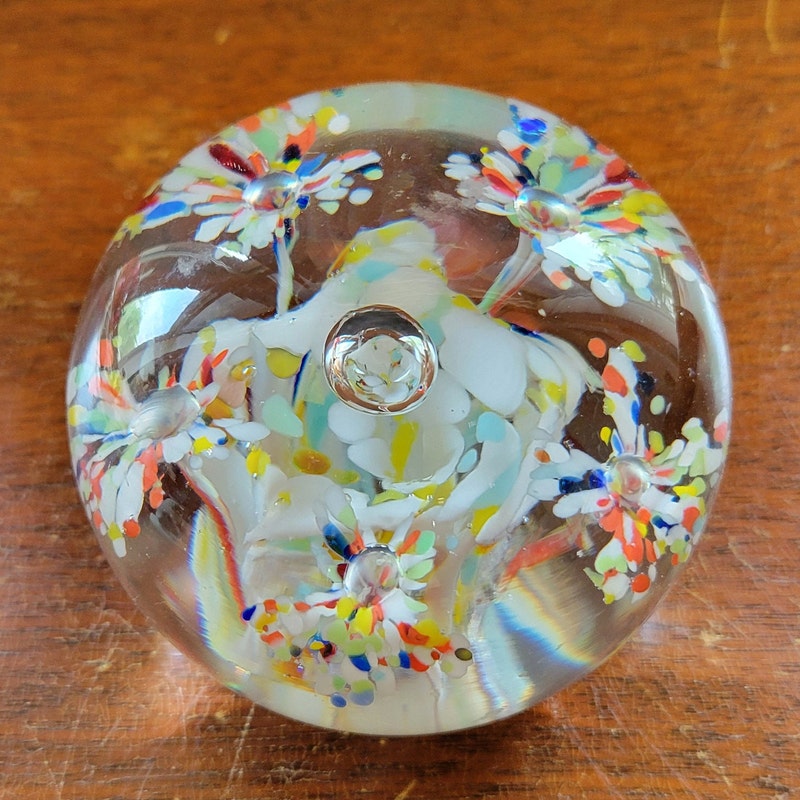 Clear Glass Paperweight - Etsy