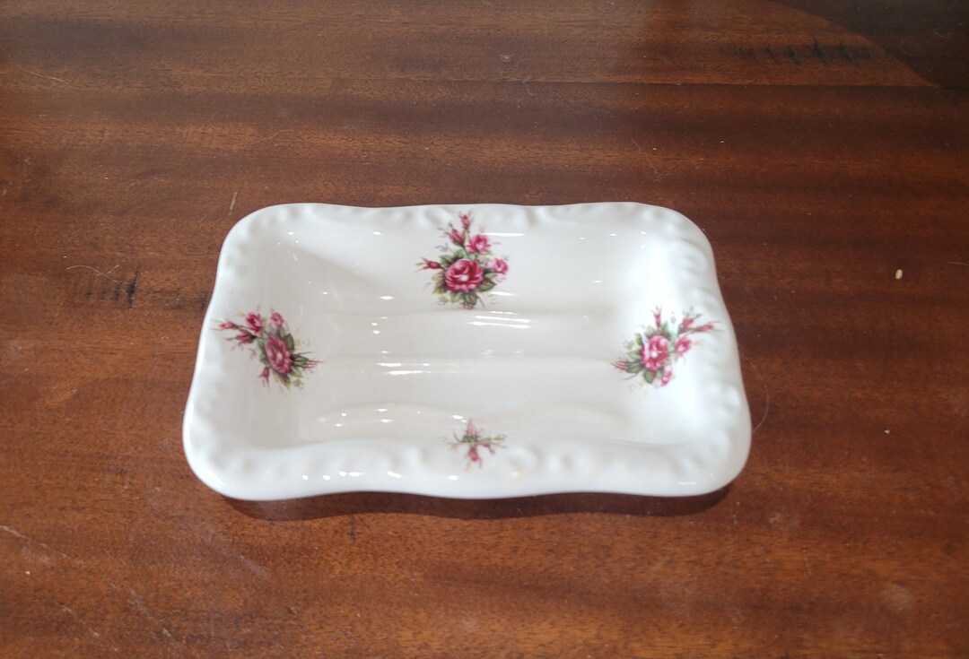 ATHENA Rectangular Shaped Soap Dish Creamy Ivory Creamy Glaze - Etsy