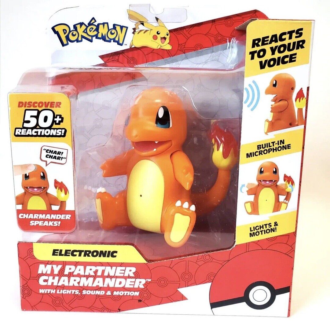 Pokemon Electronic and Interactive My Partner Charmander Reacts to ...