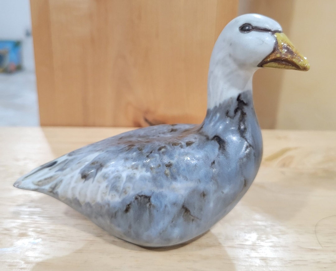 Vintage Snow Goose Pottery Figurine by Andersen Design of - Etsy