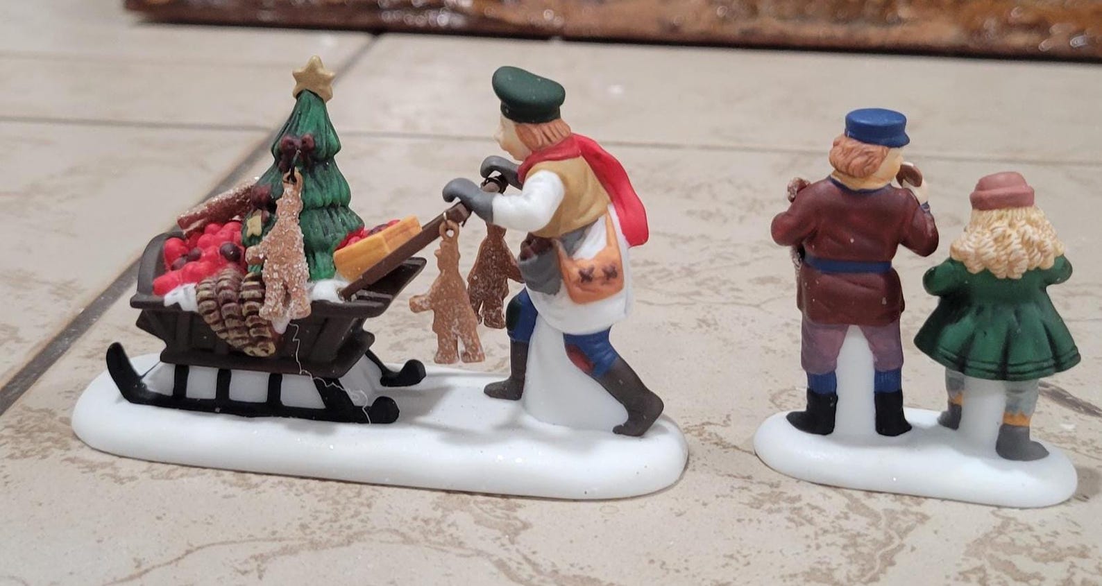 Vintage Retired Department 56 - the Gingerbread Vendor, Heritage ...
