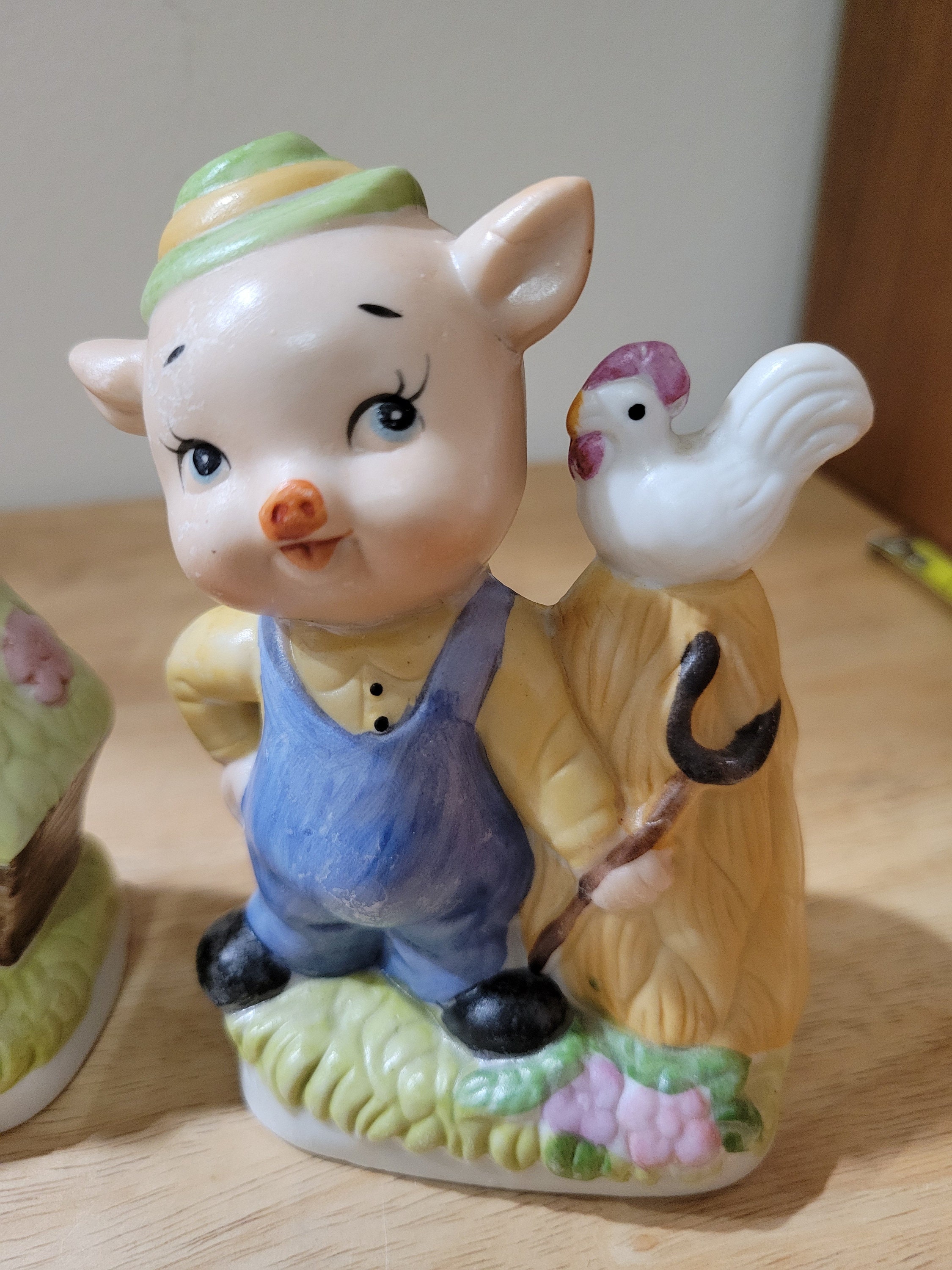 Vintage UOGC Ceramic Piggie Family. Set of Three Pigs Cello - Etsy