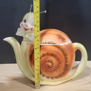 RARE 1950's Snappy the Snail Teapot, Cream and Sugar Snails, Salt and ...