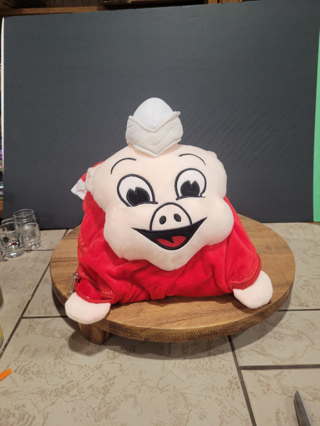 New Piggly Wiggly Mr. Pig 65" X 40" Packable Blanket Plush Throw ...