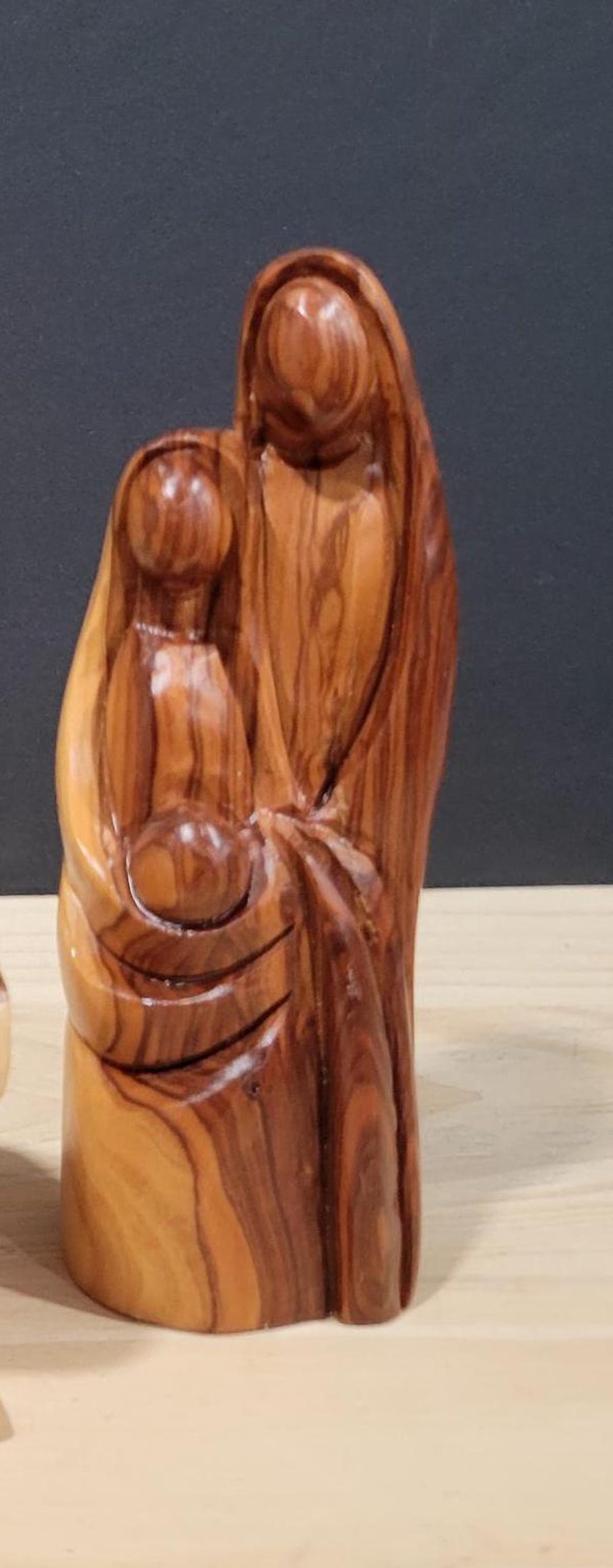 Faceless Contemporary of the Holy Family Statue Jesus Mary Joseph Olive ...