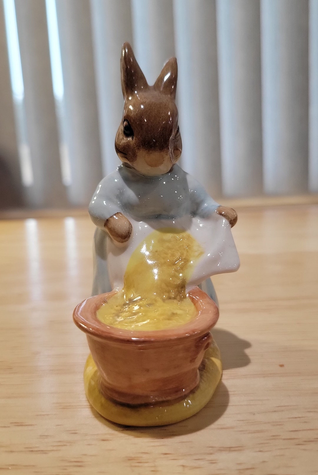 Vintage Beatrix Potter "cecily Parsley "rabbit Mama Figurine Marked ...