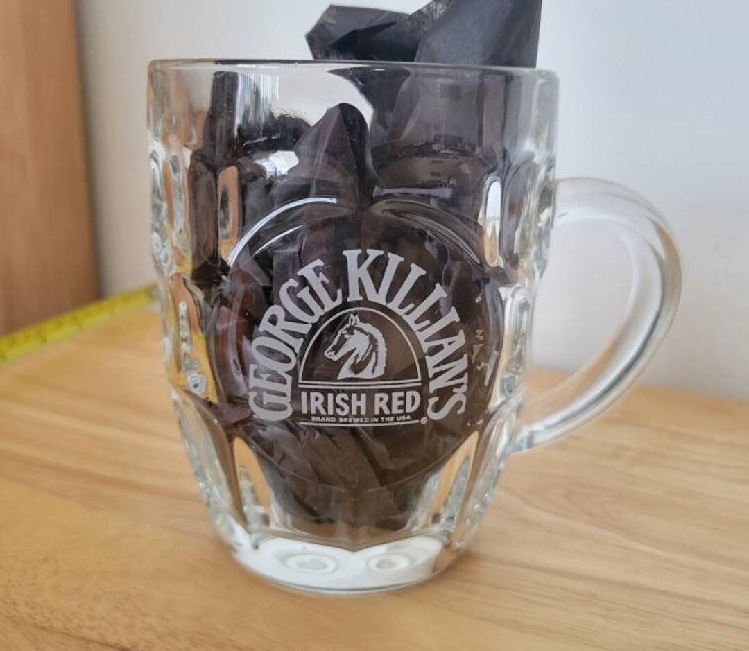 Vintage George Killian's Irish Red Beer Glass Stein, Horse Head - Etsy