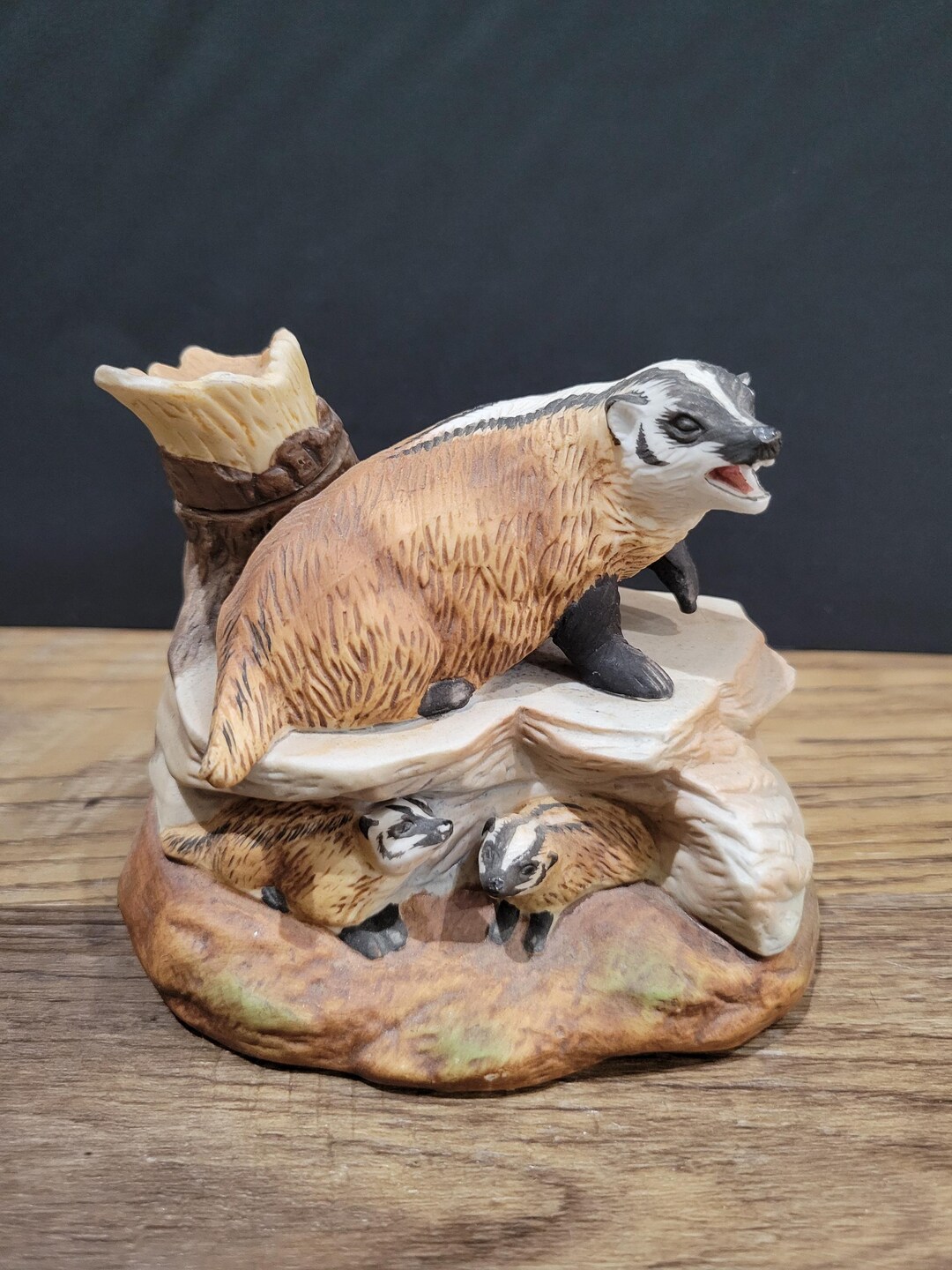 Vintage Badger in the Woods Whisky Bottle by Ski Country Foss Company ...