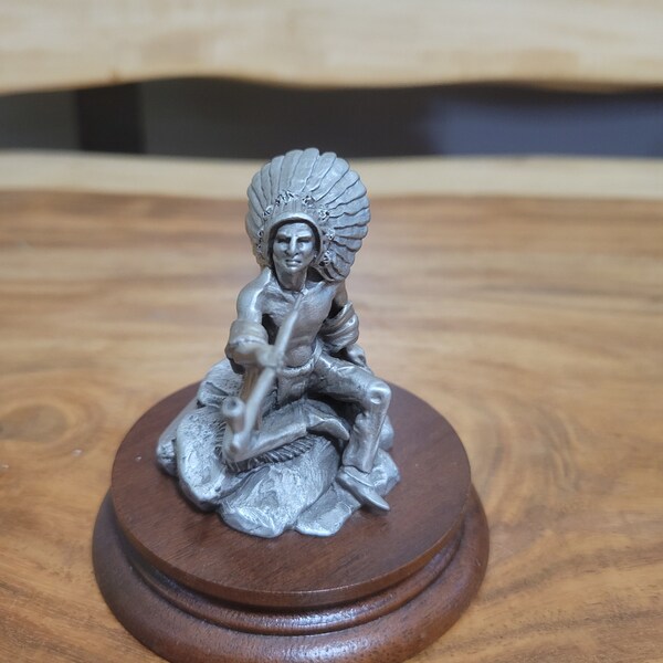 Indian Pewter Statue - Etsy