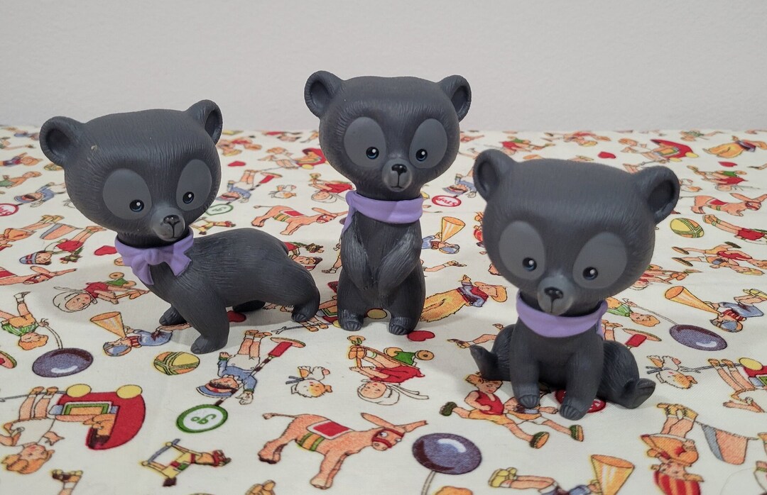 Set of of Three Disney Pixar Brave Bear Triplets Figures, Featuring ...