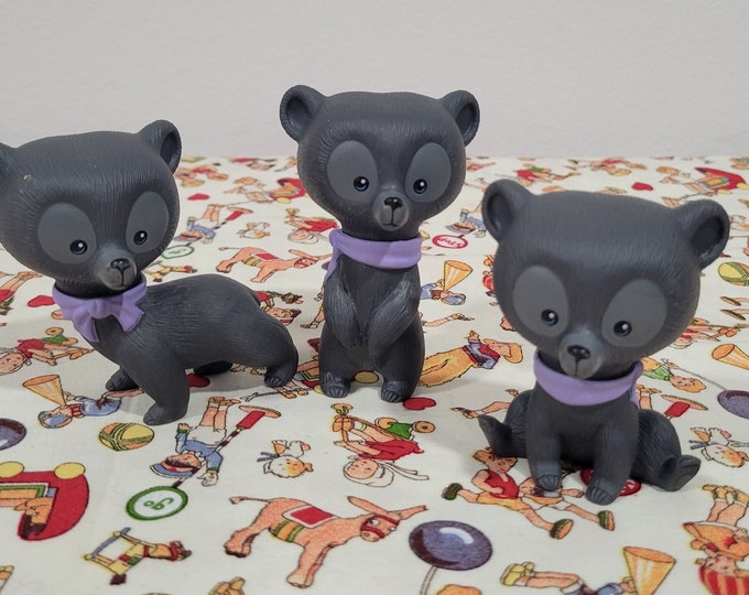 Set of of Three Disney Pixar Brave Bear Triplets Figures, Featuring ...
