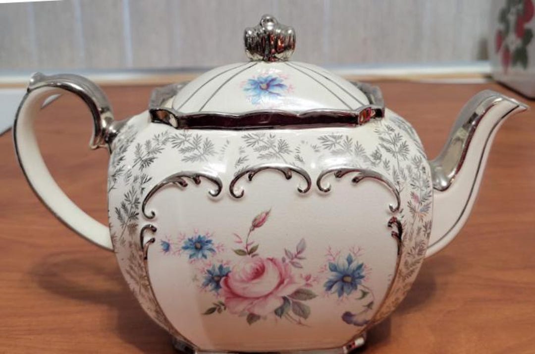 Rare Matching Set of 3 James Sadler Tea Set Pot, Cream Sugar England ...