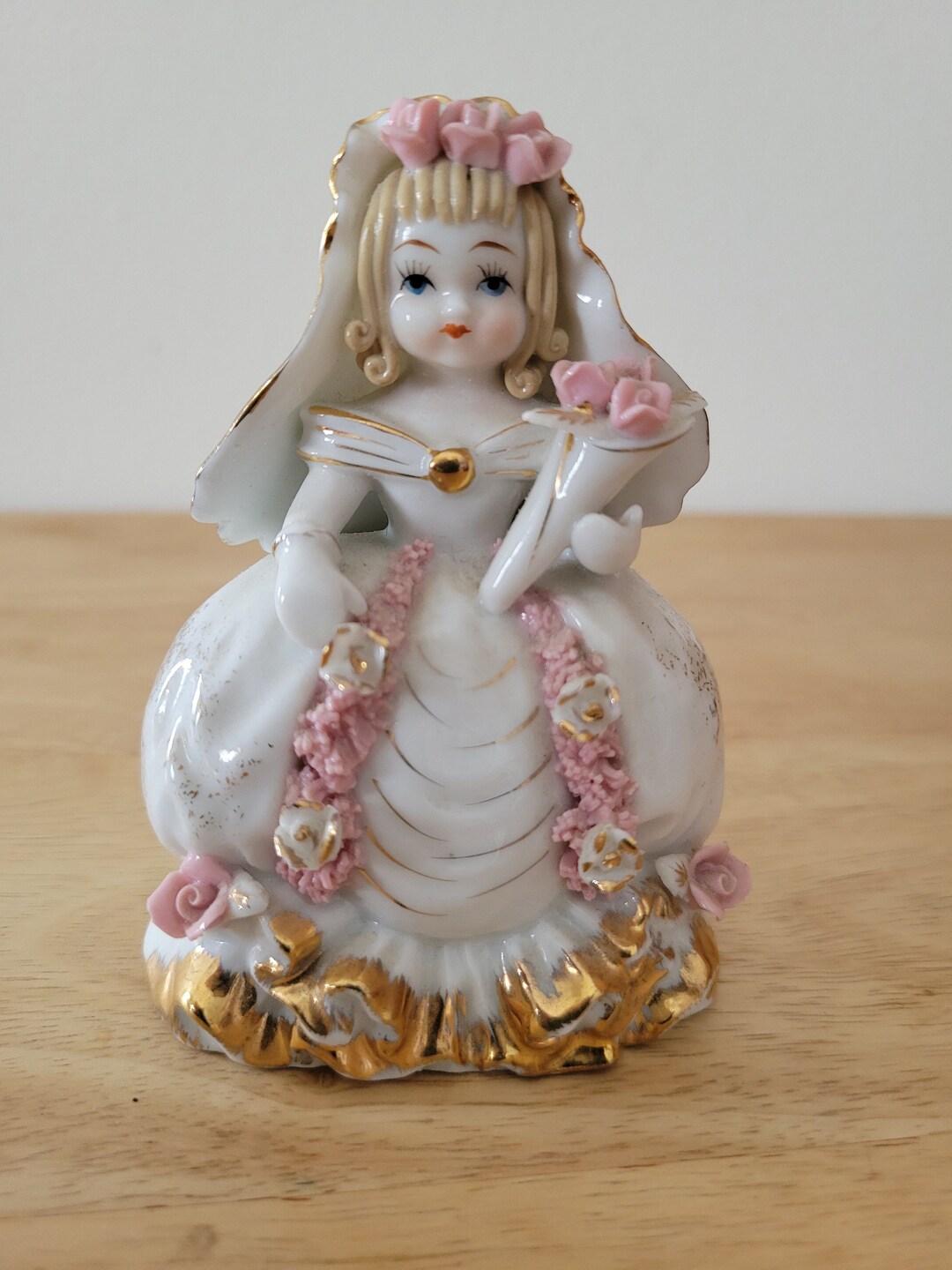Lefton China Bride Cinderella K1052 Figurine, Collectible Bride ...