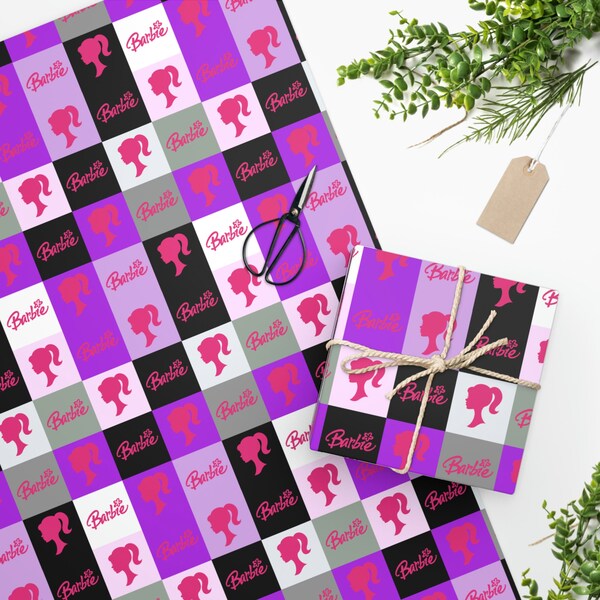 Barbie Wrapping Paper - Etsy