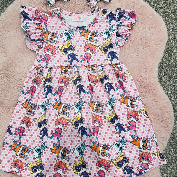 Super Kitties Dress - Etsy