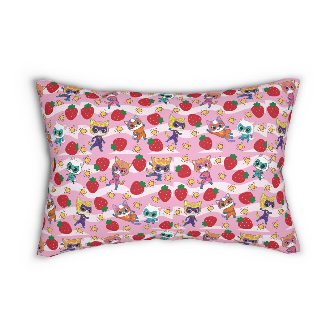 Super Kitties Spun Polyester Lumbar Pillow - Etsy