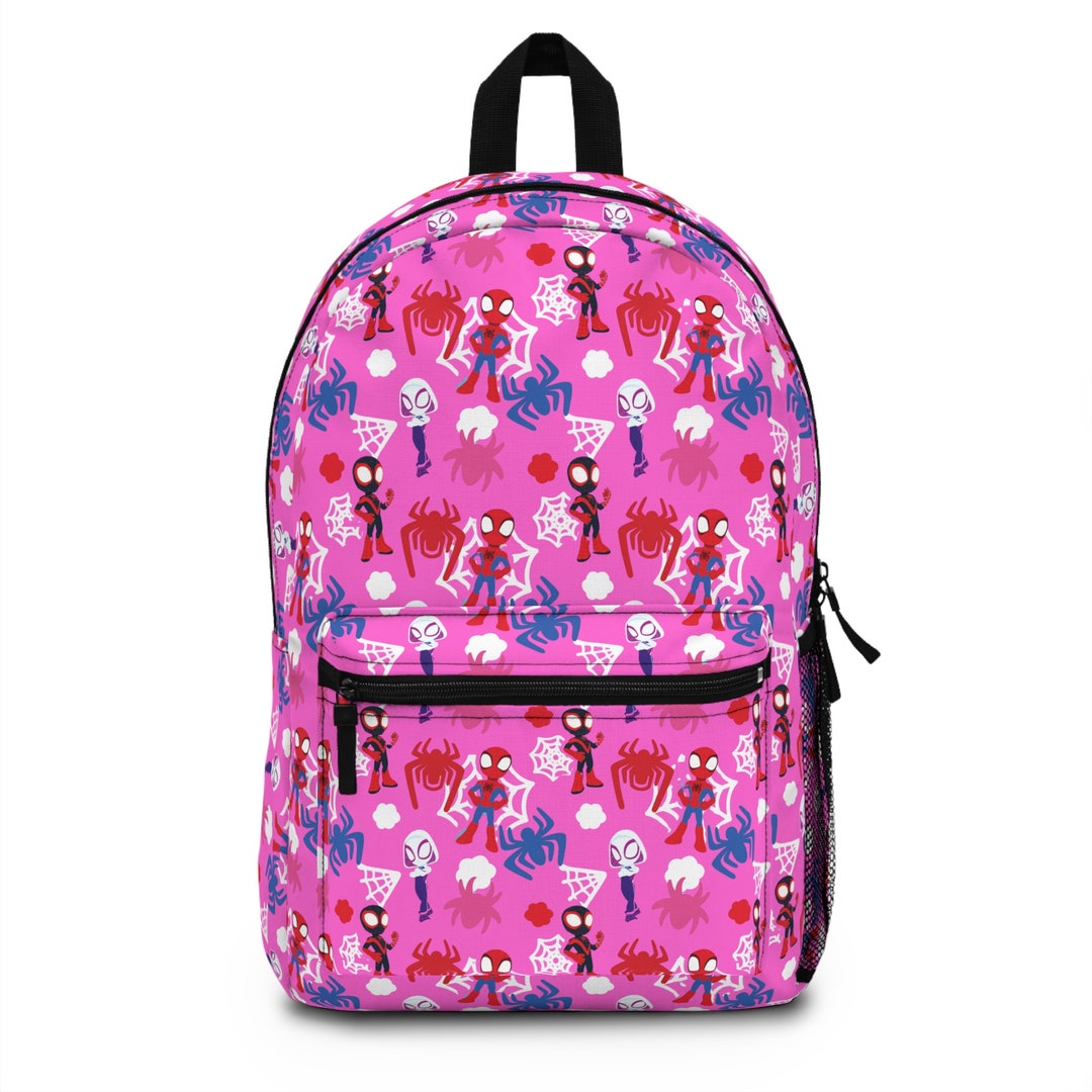 Spidey and Friends. PINK Backpack - Etsy