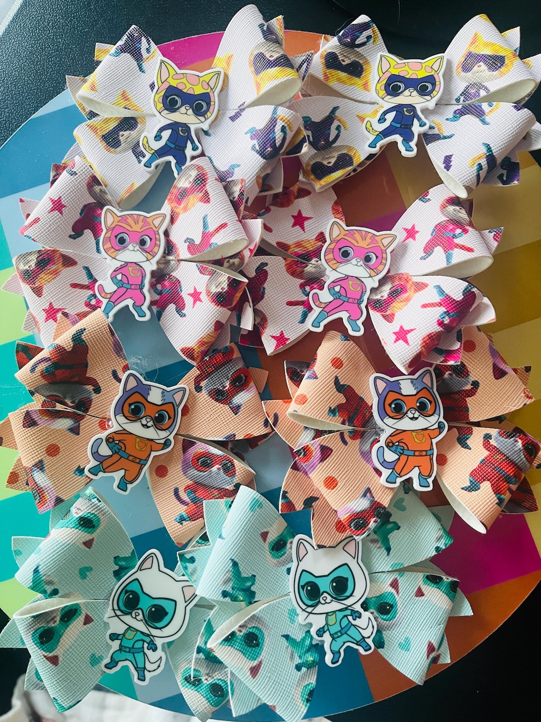 Super Kitties Bows 4 Pcs or 2 Pcs - Etsy