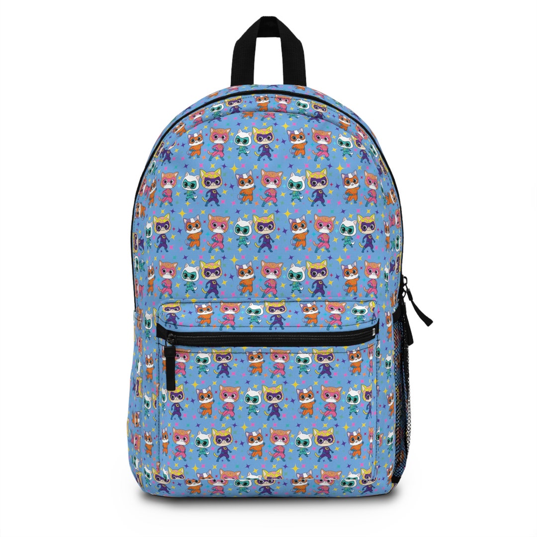 Super Kitties BLUE Backpack - Etsy