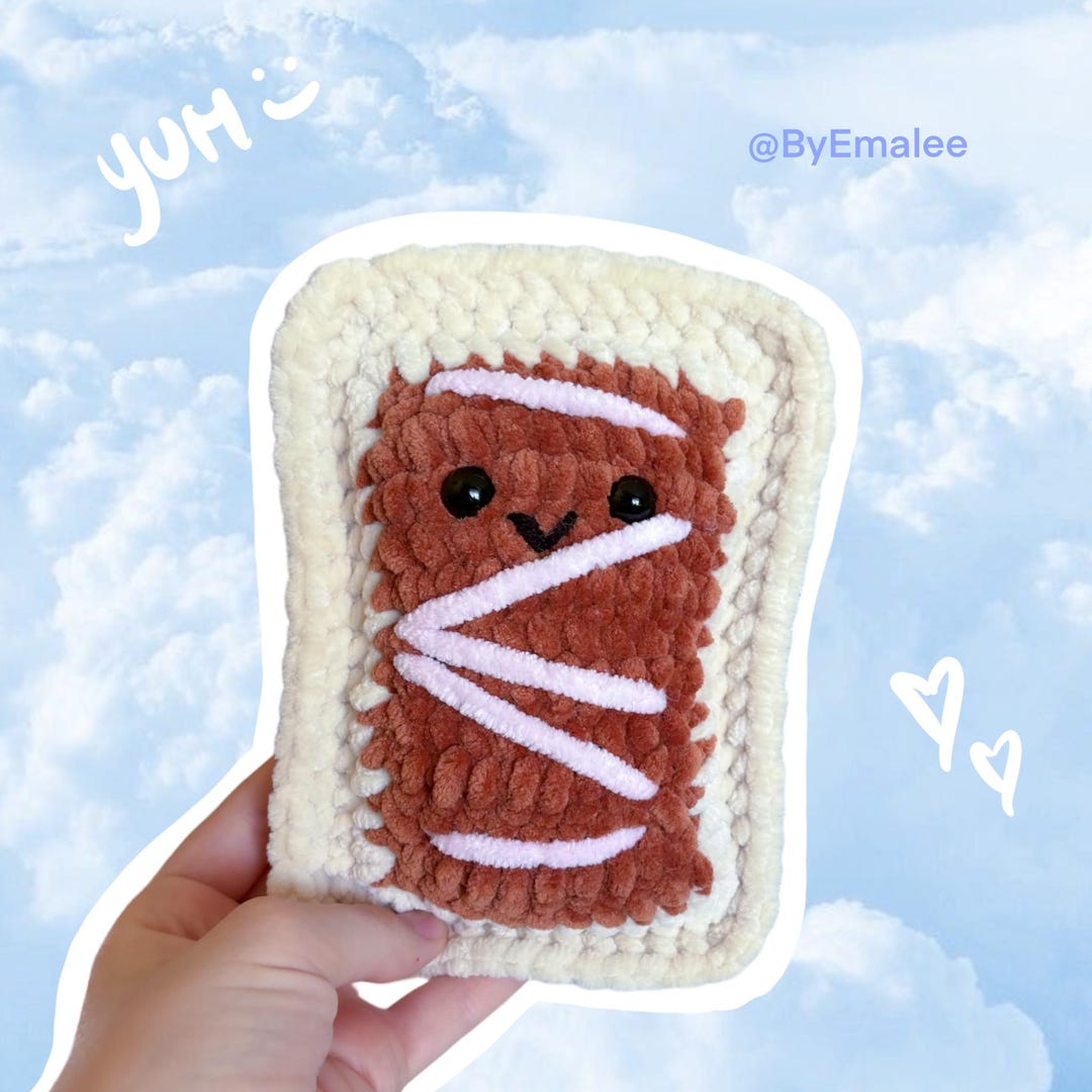 Handmade Crochet Pastry Plushie Inspired by Poptart - Etsy