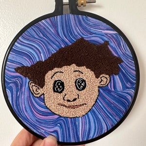 Wybie Lovat Embroidery - Button Eye - Wybie Lovat - Coraline - Finished ...