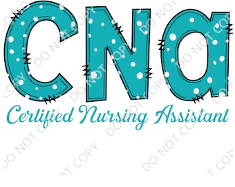 Certified Nursing Assistant PNG, Instant Digital Download, CNA, Leopard ...