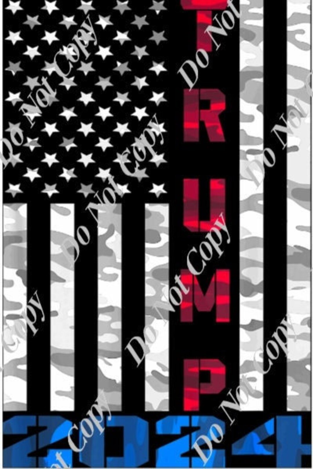 Trump 2024 Flag PNG Digital Download - Etsy
