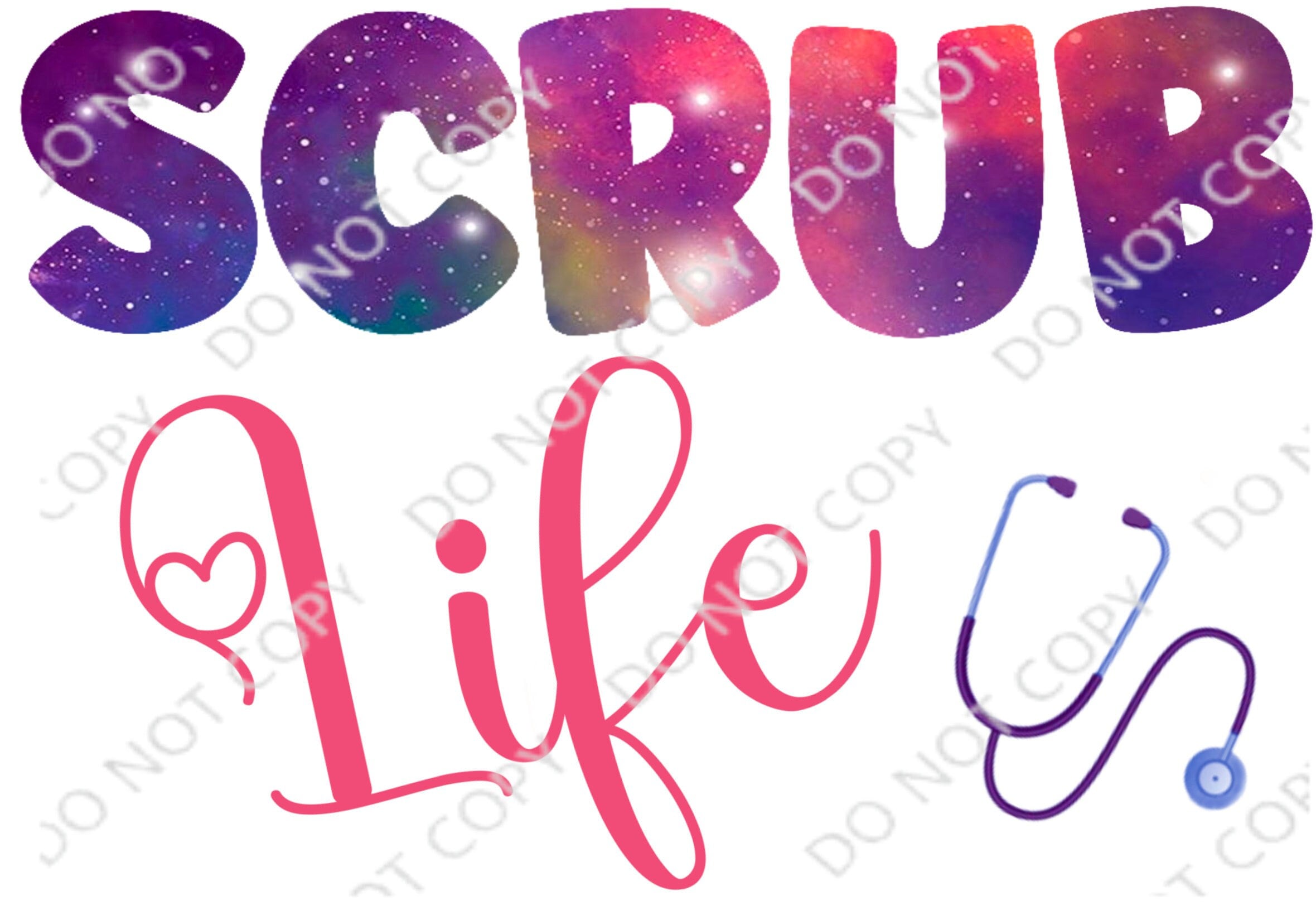 Scrub Life PNG Digital Download - Etsy
