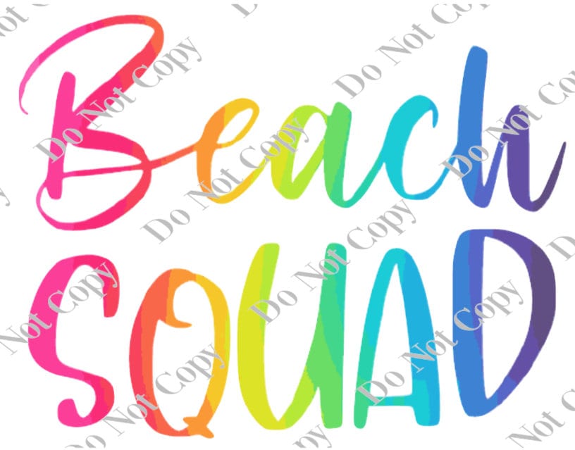 Beach Squad PNG Digital Download - Etsy