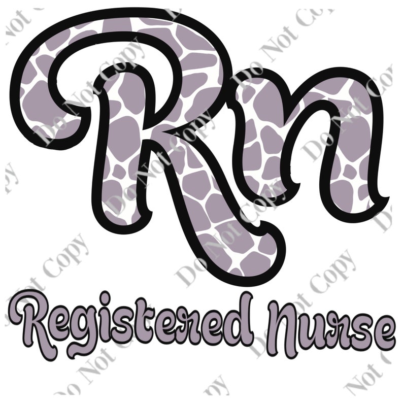 Registered Nurse PNG Digital Download - Etsy