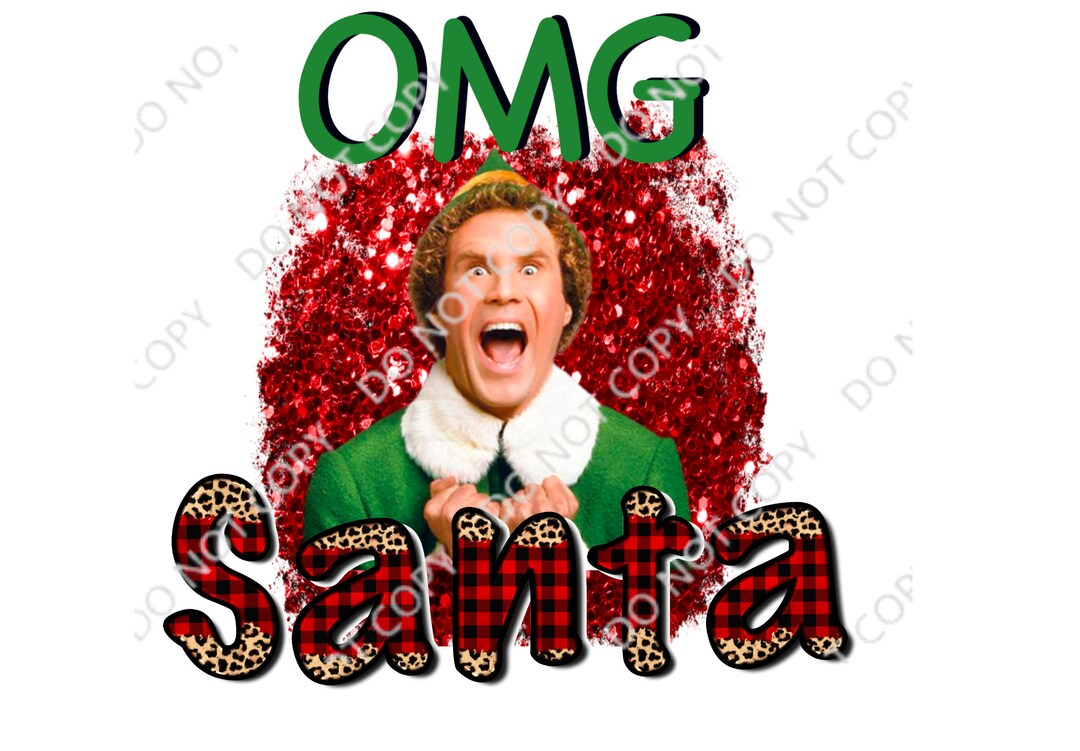 OMG Santa PNG Digital Download - Etsy