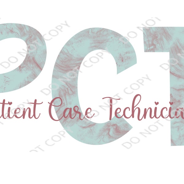 Patient Care Technician Png - Etsy