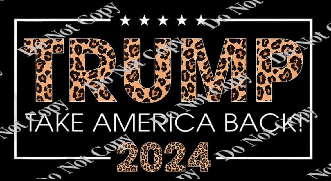Leopard Trump 2024 PNG Digital Download | Etsy