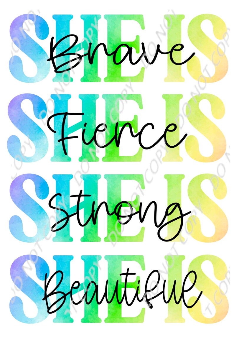 She is Brave Fierce Strong PNG Digital Download - Etsy