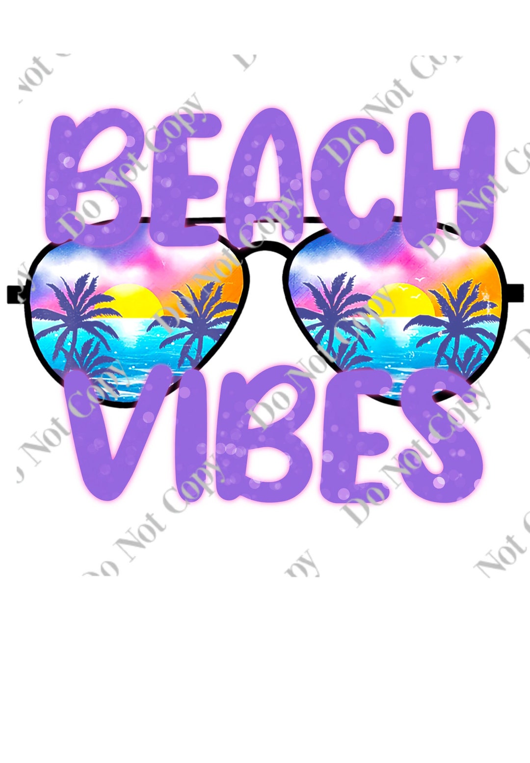 Beach Vibes PNG Digital Download - Etsy