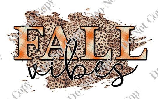 Fall Vibes PNG Digital Download - Etsy
