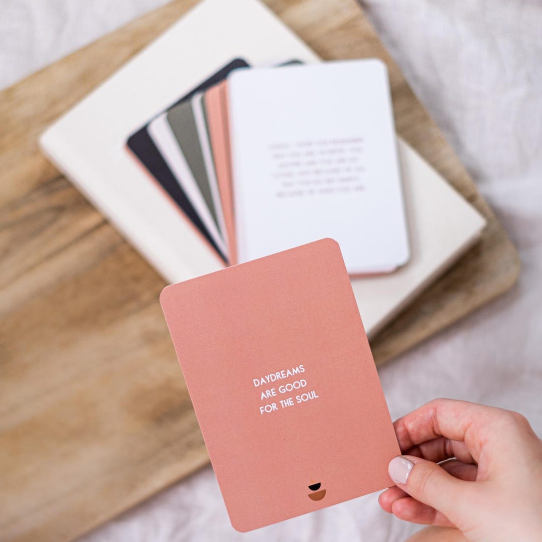 Positive Affirmation Card Set - Daily Reminders for Mental Health ...