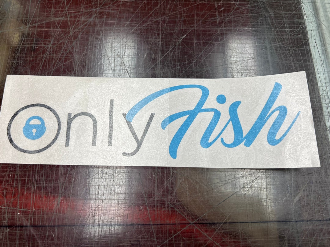 Only Fish Window / Car Decal - Etsy