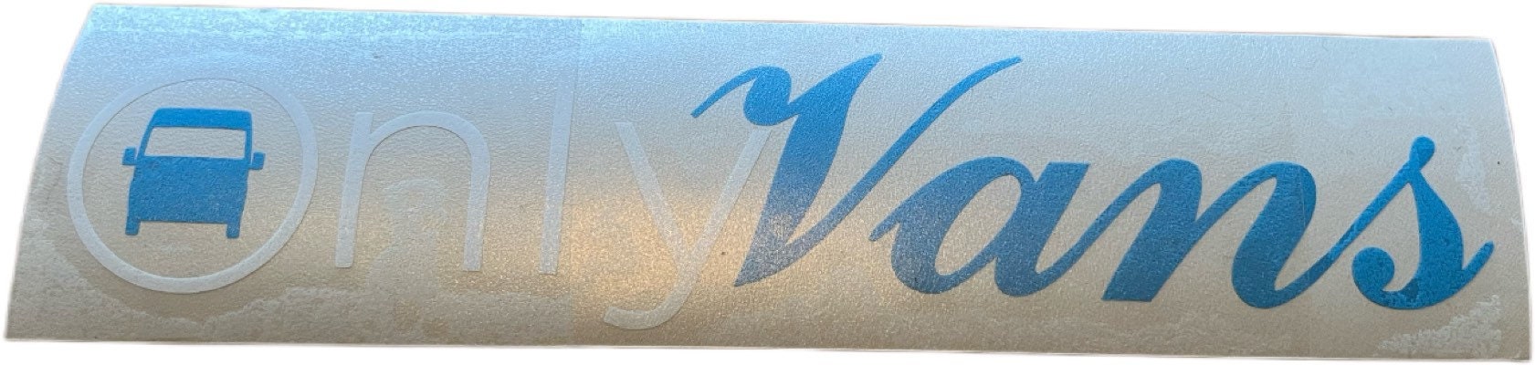 Only Vans Window Decal - Etsy